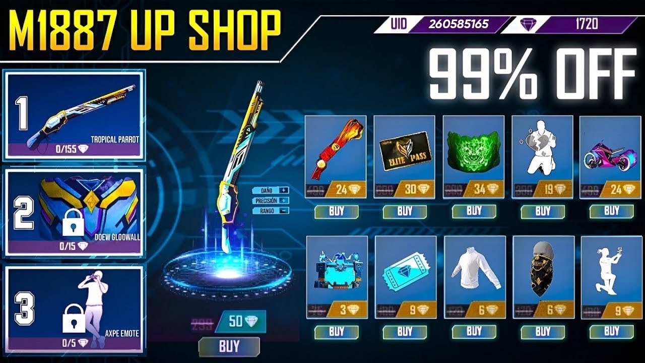 LEVEL UP SHOP EVENT 99%OFF FREE FIRE MAX || LEVEL UP SHOP EVENT | STORE ...