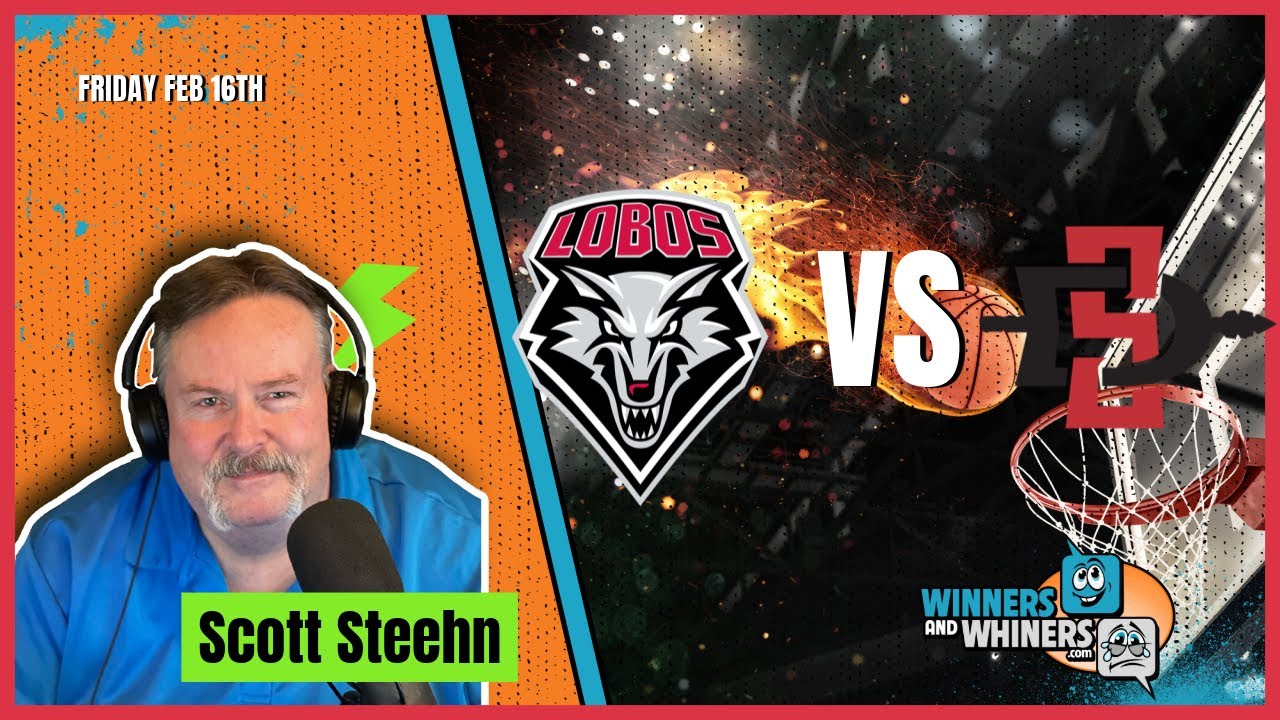 2/16/24 College Basketball Best Bet | New Mexico Lobos vs San Diego St ...