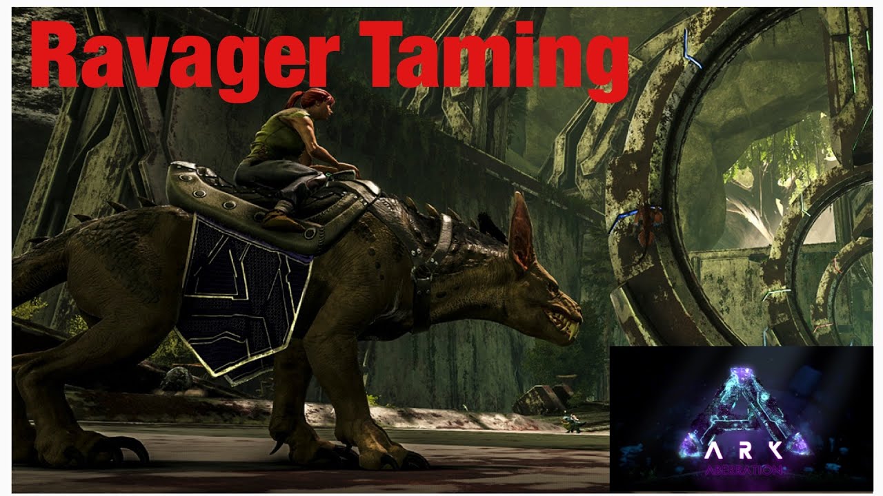 Ark: Survival Evolved Aberration Ravager Taming and guide - YouTube