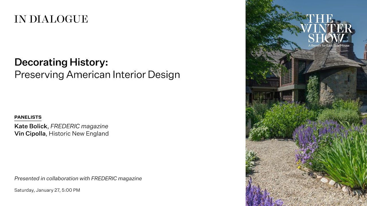 Decorating History: Preserving American Interior Design - YouTube