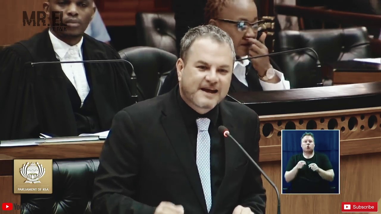Kevin Mileham Democratic Alliance -Plenary National Assembly 2020 - YouTube