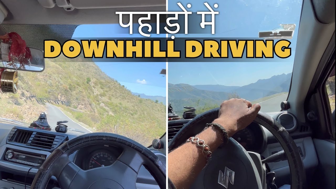 Car Downhill Driving l Downhill Driving l Driving Tips - YouTube