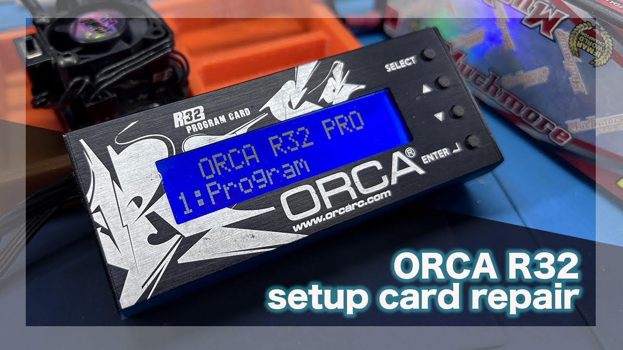 Orca R32 設定咭維修記錄 - Orca R32 Setup card repair - YouTube