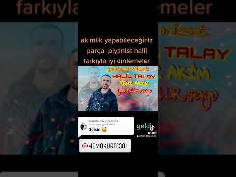 Viranşehir blur tiktok akimlik yapabileceğiniz bir parca piyanist halil farkıyla