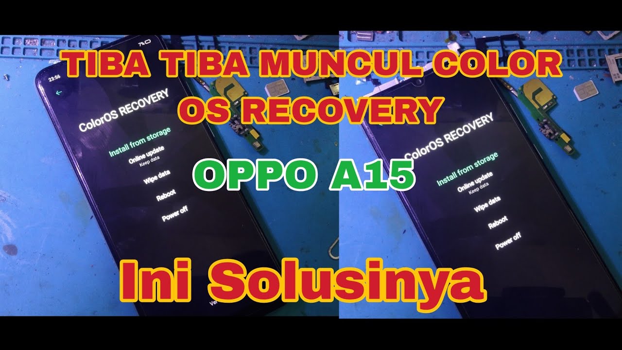 cara memperbaiki oppo a15 color os recovery,mengatasi color os recovery ...