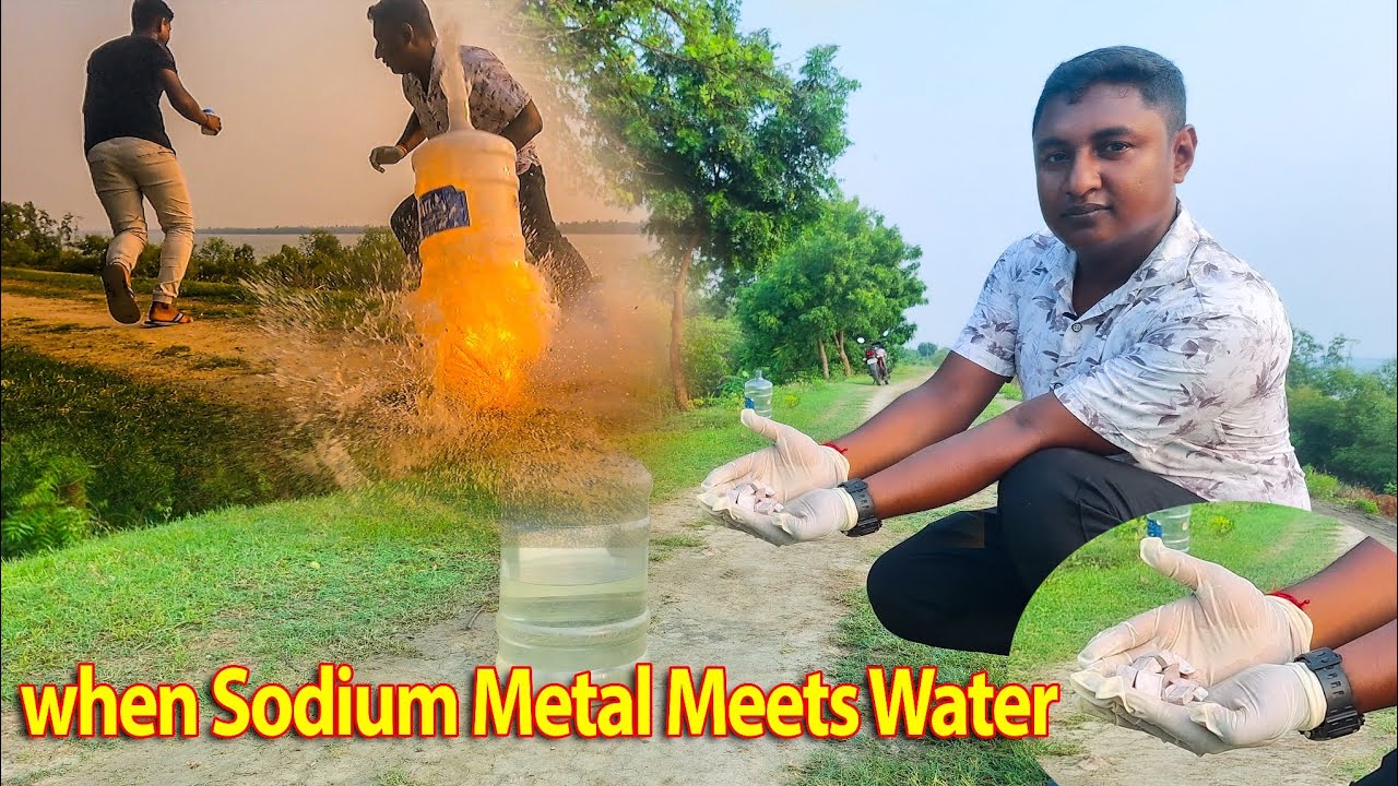 Explosive Reaction! Experimenting with Sodium Metal 🔥⚠️ MT CREATIVE ...