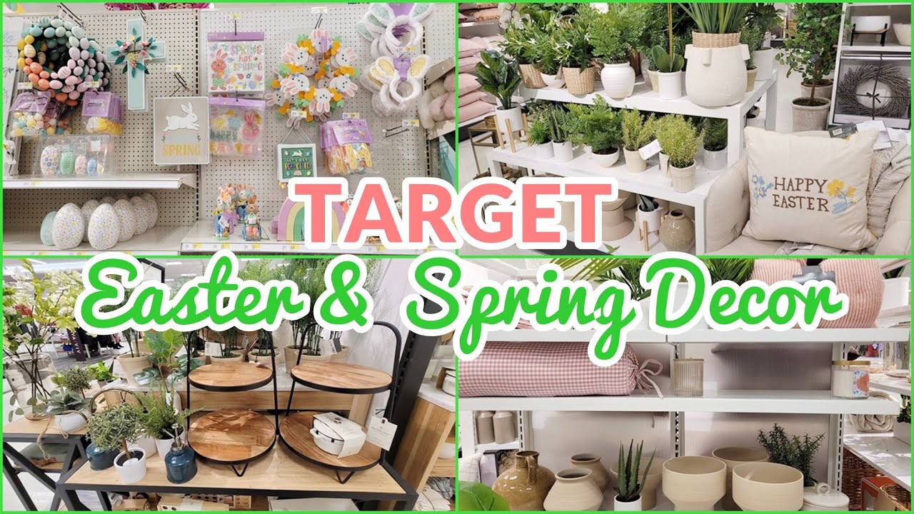 TARGET EASTER AND SPRING DECOR SHOP WITH ME 2022 NEW HOME DECOR FINDS ...