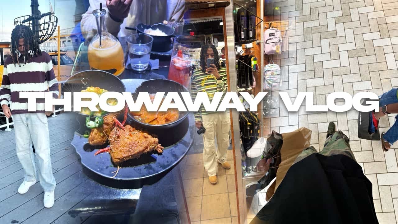 THROWAWAY FOOTAGE VLOG | unseen footage, shopping, good eats, random ...