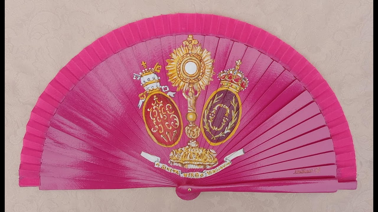 Tutorial. Introducción de como pintar un abanico. Parte 1 - YouTube