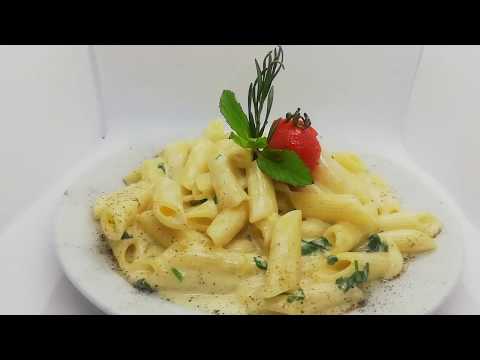 Alfredo Soslu Makarna Kremalı Penne Makarna Kremalı Makarna Nasıl Yapılır