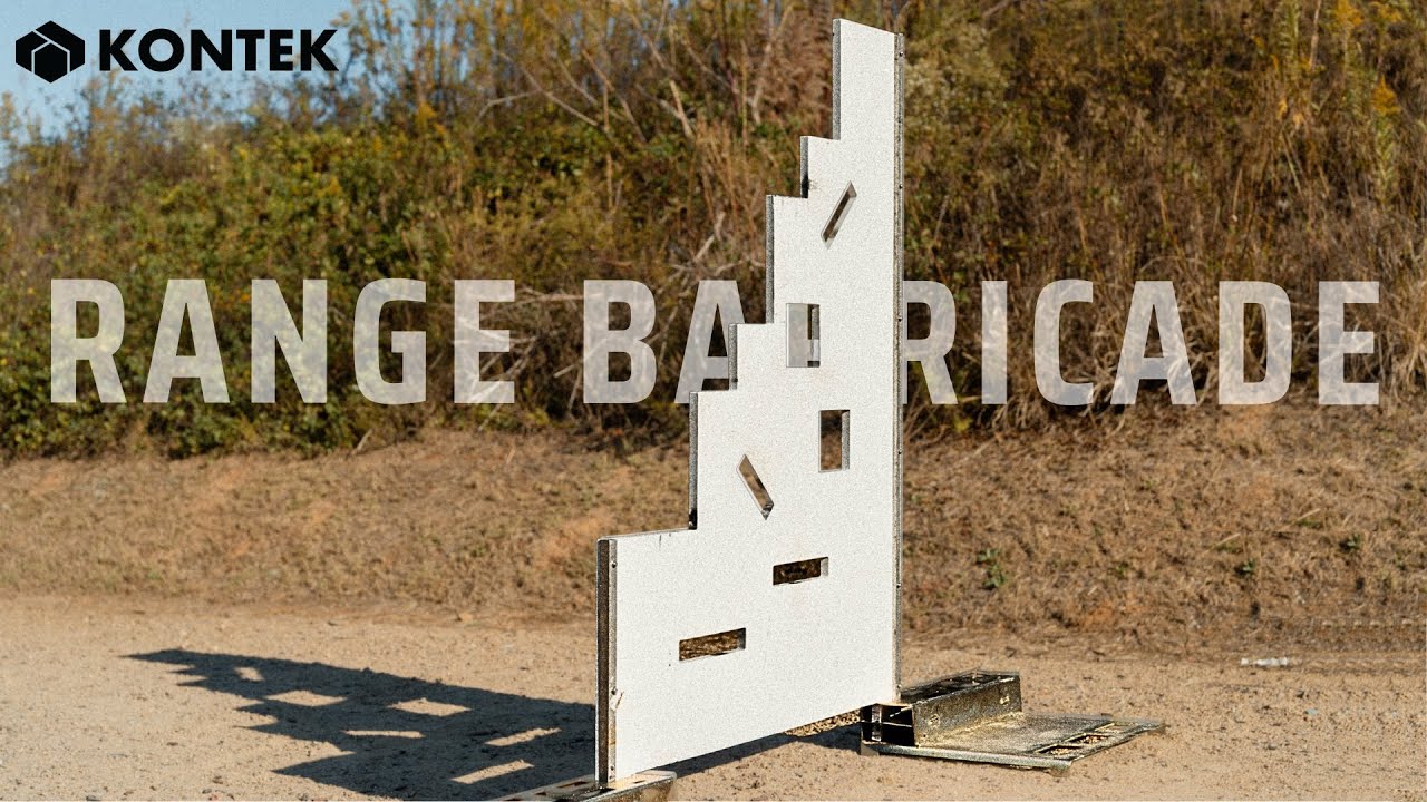 Kontek's Range Barricade - Achieve Tactical Training Excellence - YouTube