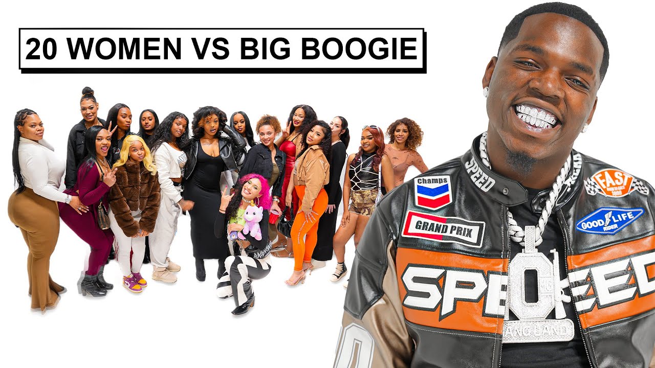 20 WOMEN VS 1 RAPPER : BIG BOOGIE - YouTube