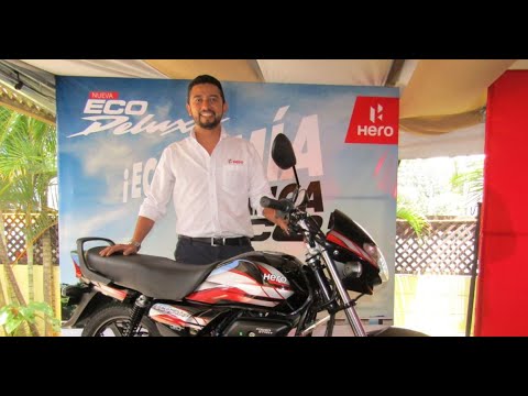 Hero Motocorp introduce la novedosa Eco Deluxe en Guatemala - YouTube