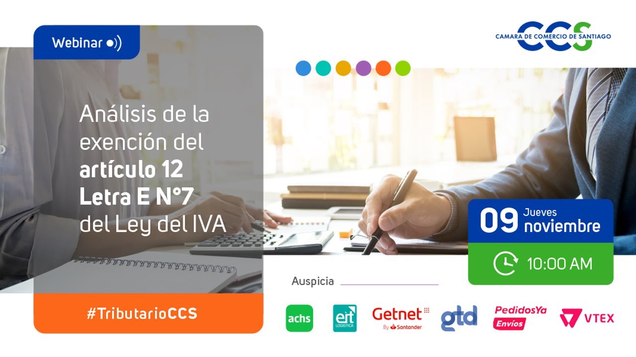 Webinar: Análisis de la exención del artículo 12 Letra E N°7 del Ley ...