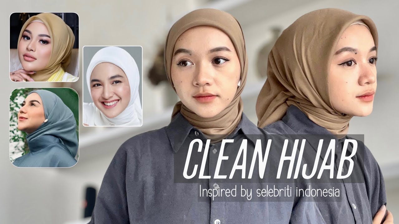 Clean Hijab Tutorial - YouTube