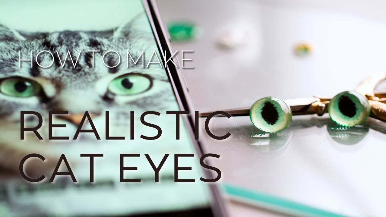 How to make REALISTIC CAT EYES (1st Method) - YouTube