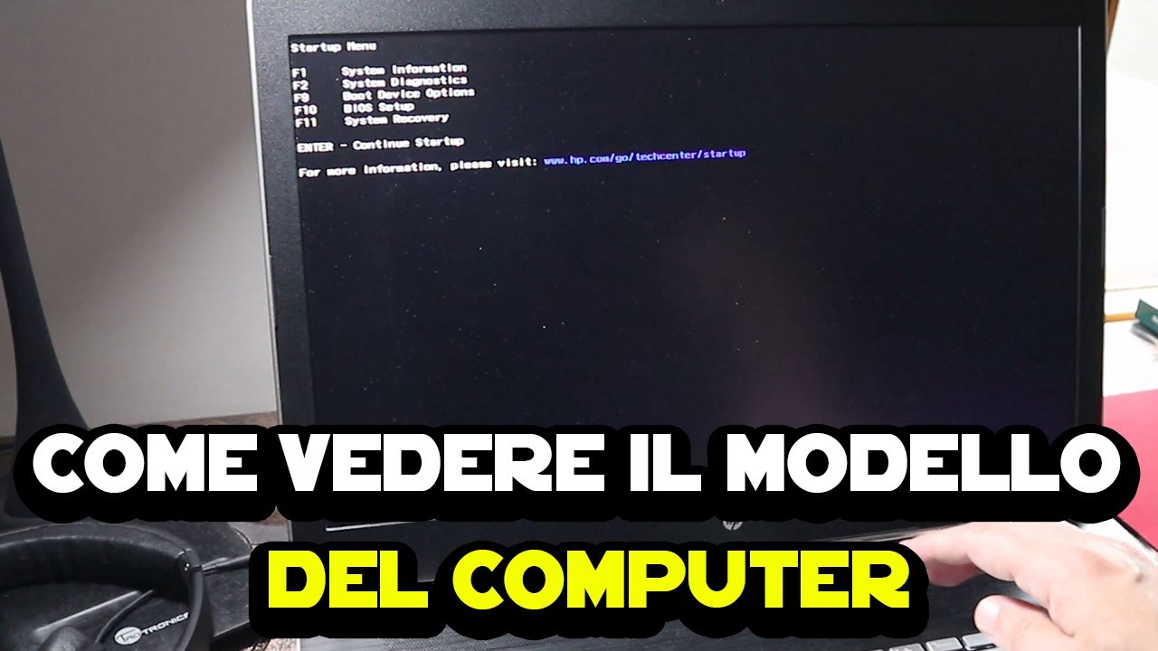 Come vedere il modello del computer - YouTube
