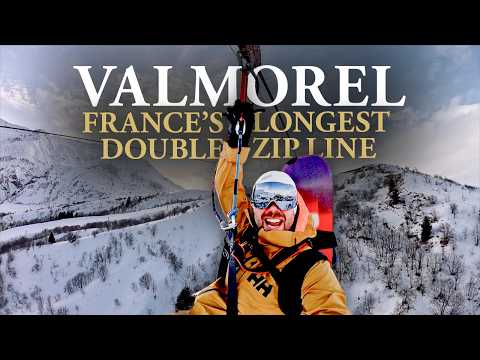 Valmorel Zip Line: France’s Longest Double Zip Line (Full POV)