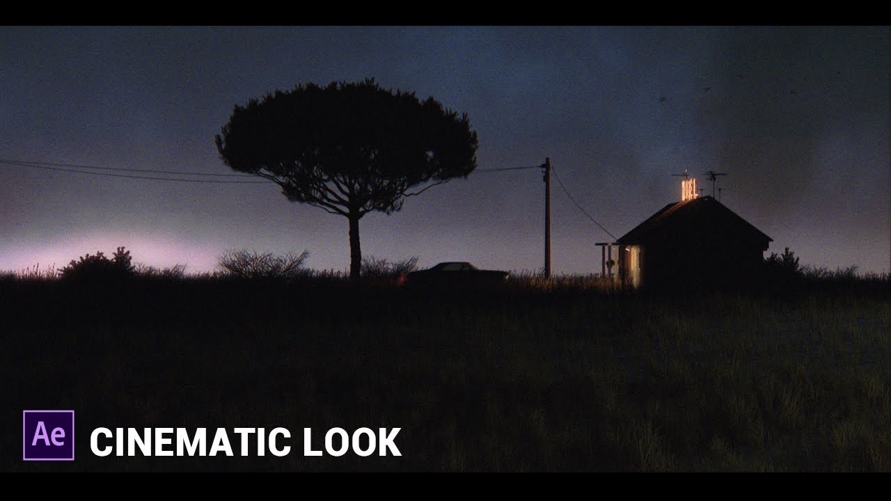CINEMATIC post-processing in After Effects Tutorial - YouTube