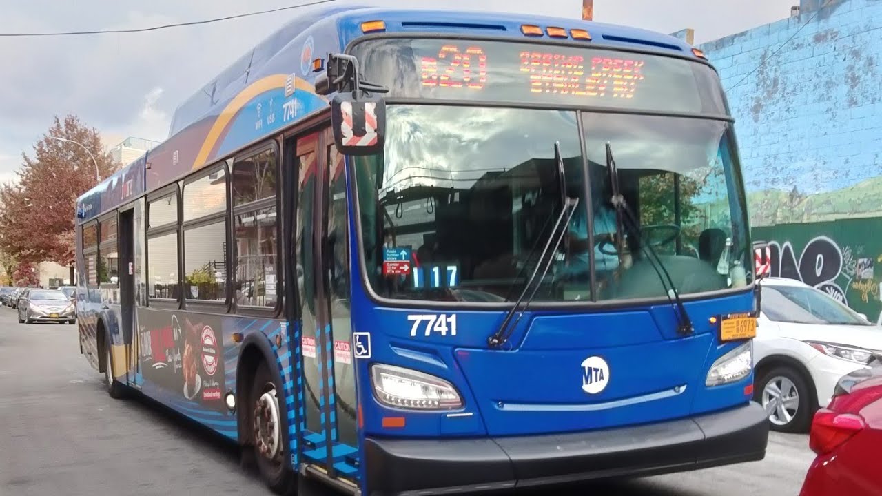 MTA NYCT | 2018 New Flyer XD40 #7741 on the B20 - YouTube