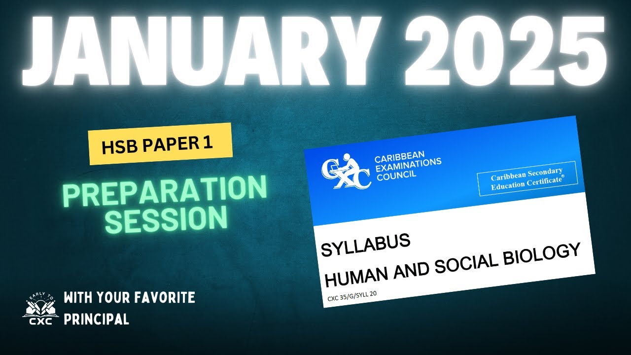 HSB January 2025 Paper 1 Preparation 1 - YouTube