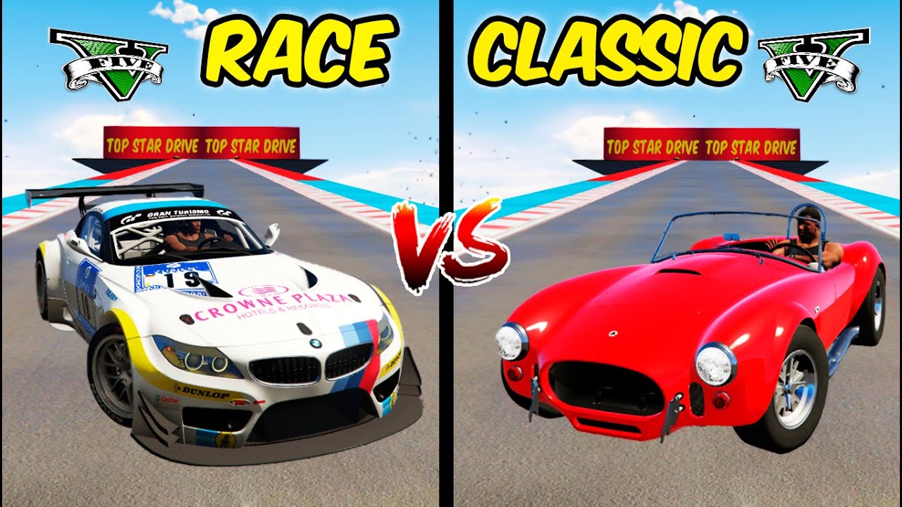 BMW Z4 vs Shelby Cobra in GTA 5 - YouTube