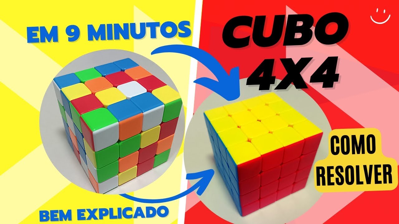 Como resolver Cubo Mágico 4x4 Sem enrolação! #cubo4x4 #cubomagico # ...