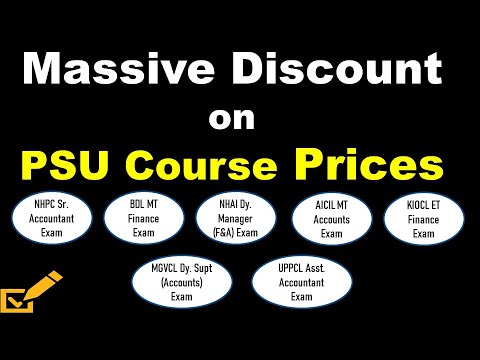 Massive Discount on Finance MCQ course | PSU exam courses | Offer valid ...