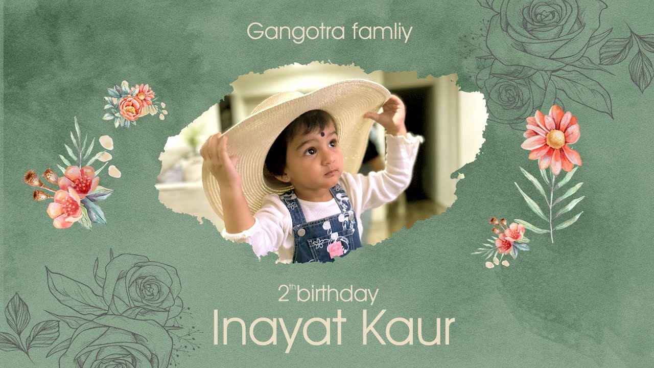 Live | 2nd Birthday Celebration Inayat Kaur | Gangotra Family - YouTube