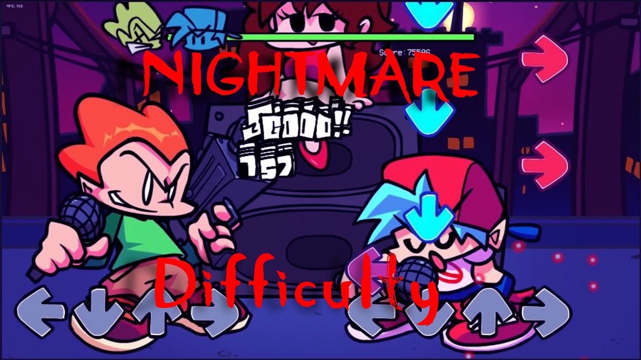 Friday Night Funkin NIGHTMARE mode playthrough. - YouTube