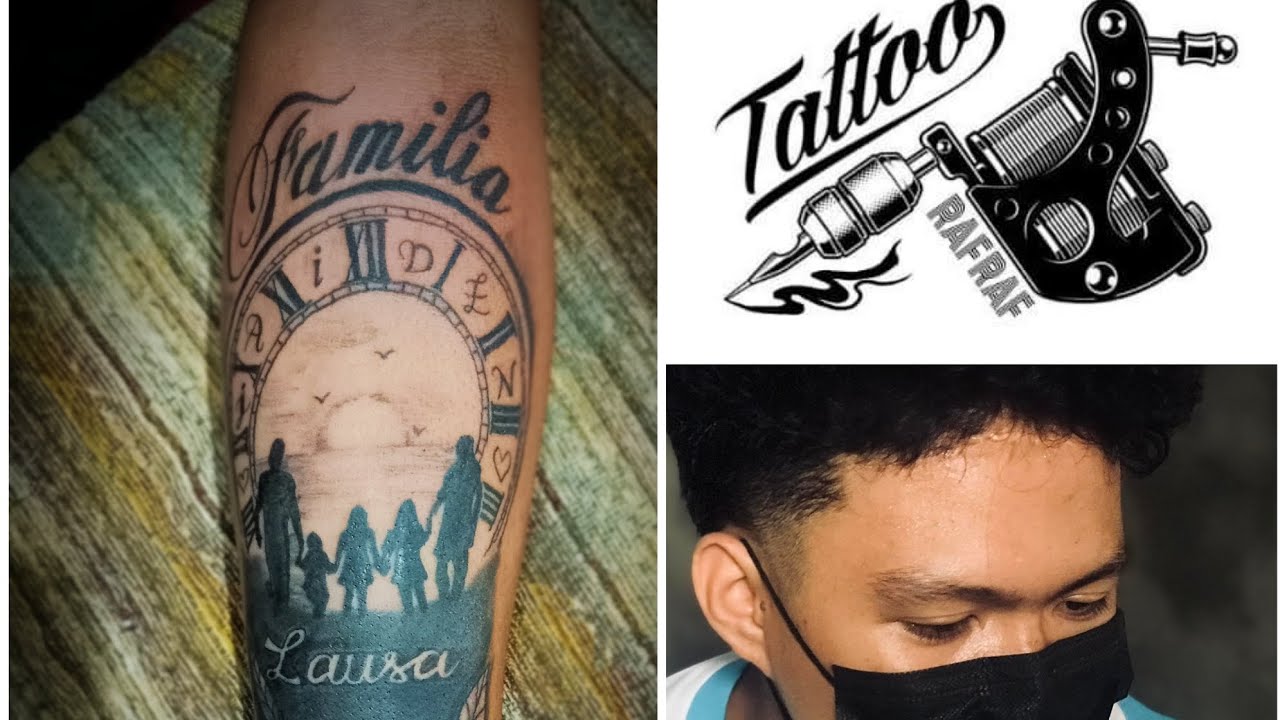 RAF RAF Tattoo | my 2nd client of May (Familia tattoo) 5 hours #tattooart - YouTube