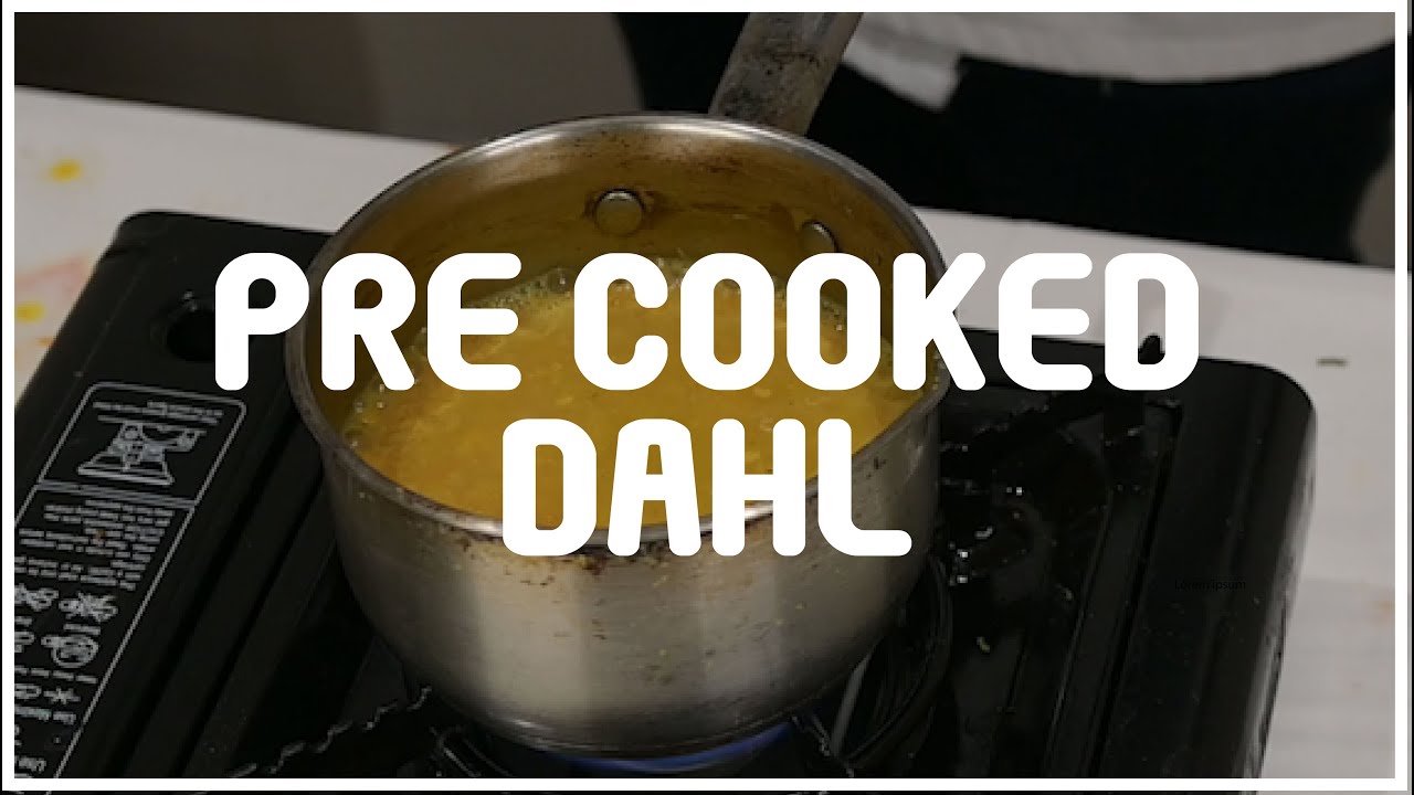 How to make pre cooked Dhal (BIR style) - YouTube