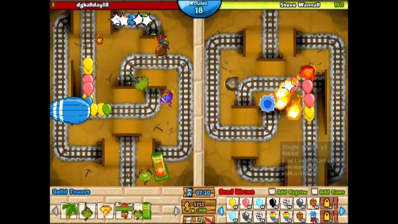 Bloons TD Battles - Multiplayer Quick Matches #22 Epic Cripple MOAB ...