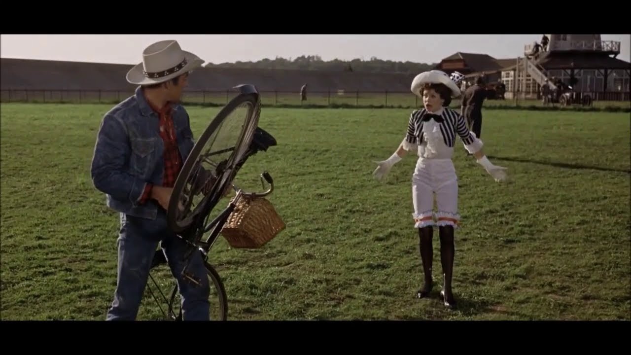 Sarah Miles loses her skirt - Those Magnificent Men in Their Flying ...