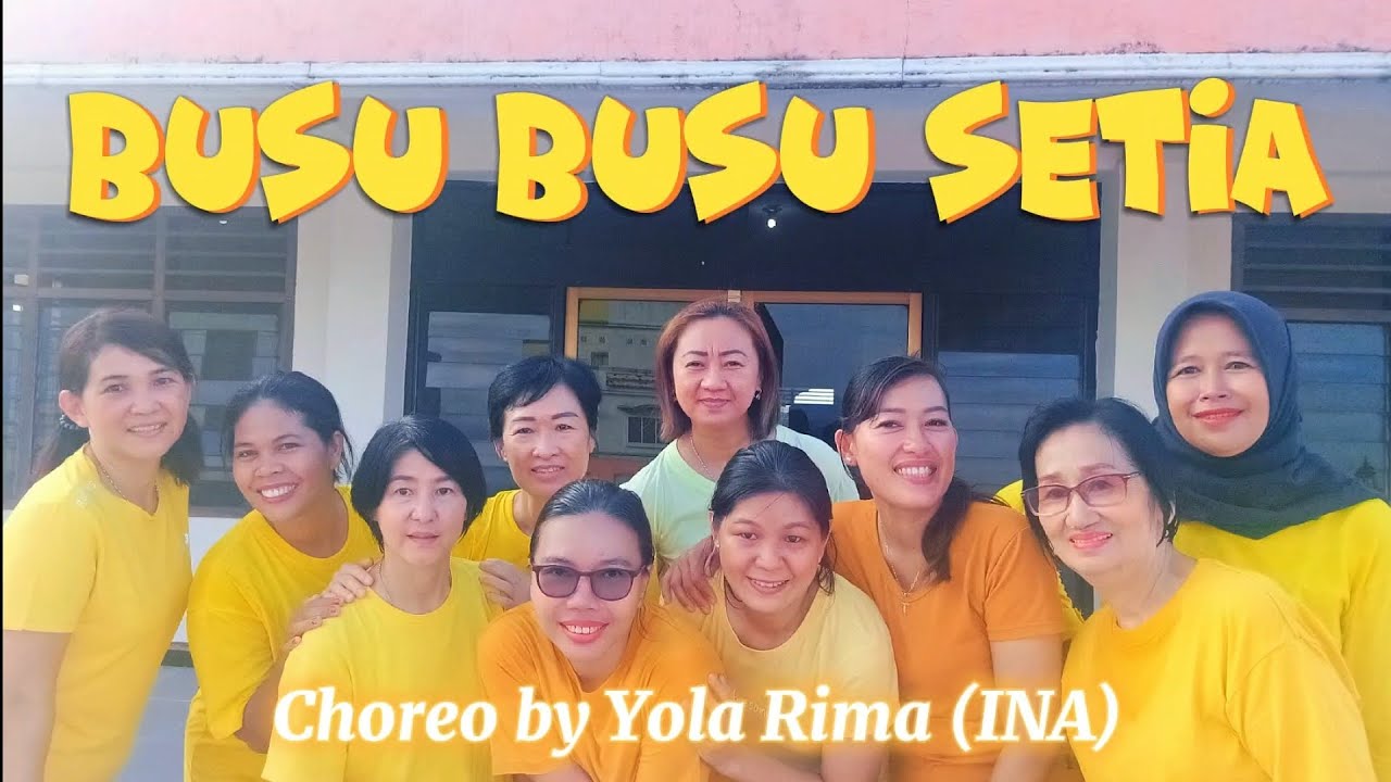 Busu Busu Setia Line Dance // Choreo by Yola Rima (INA) @yolarima7471 ...