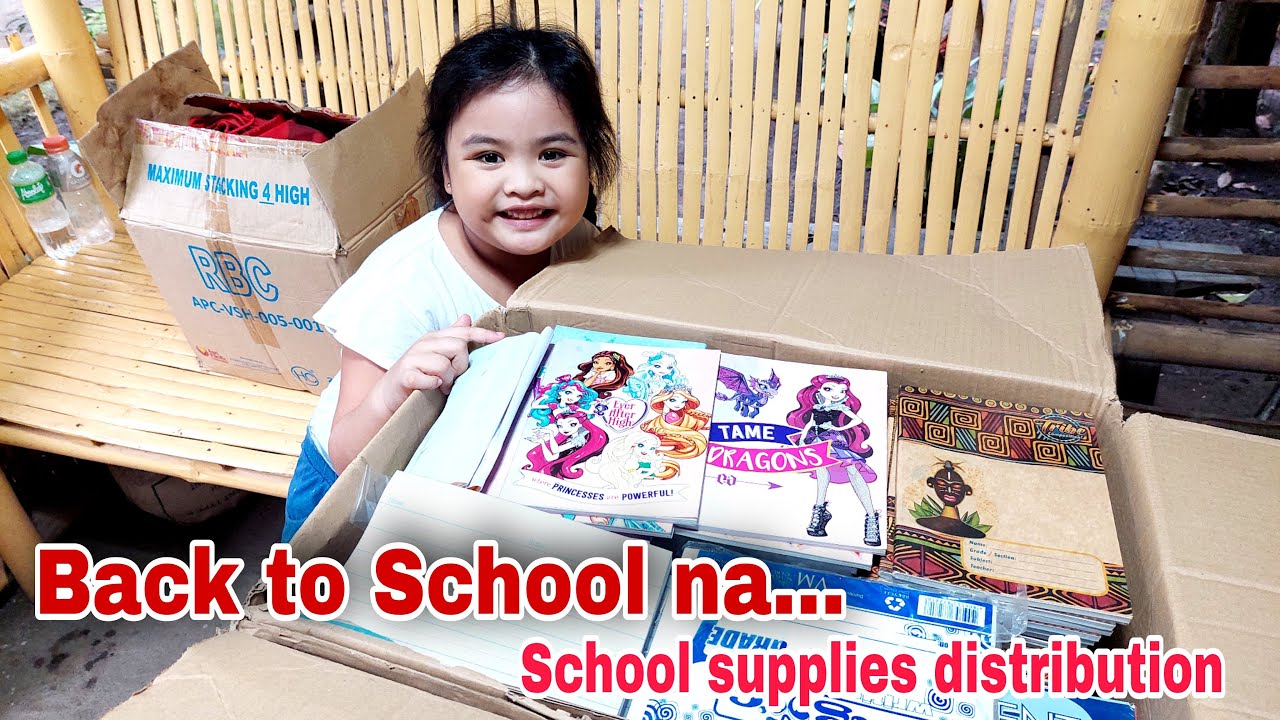 School Supplies Unboxing And Packing - YouTube