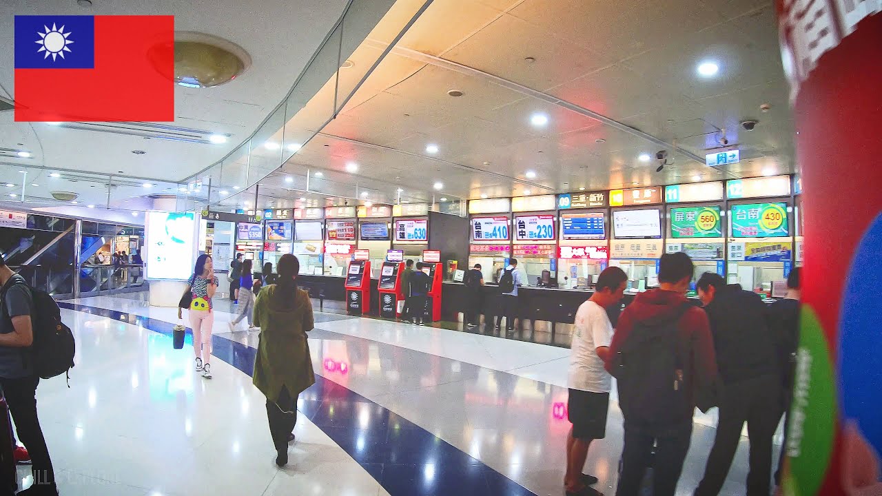 🇹🇼 Taipei Bus Station All Floors Walking Tour in 4K | [Taiwan Archive ...