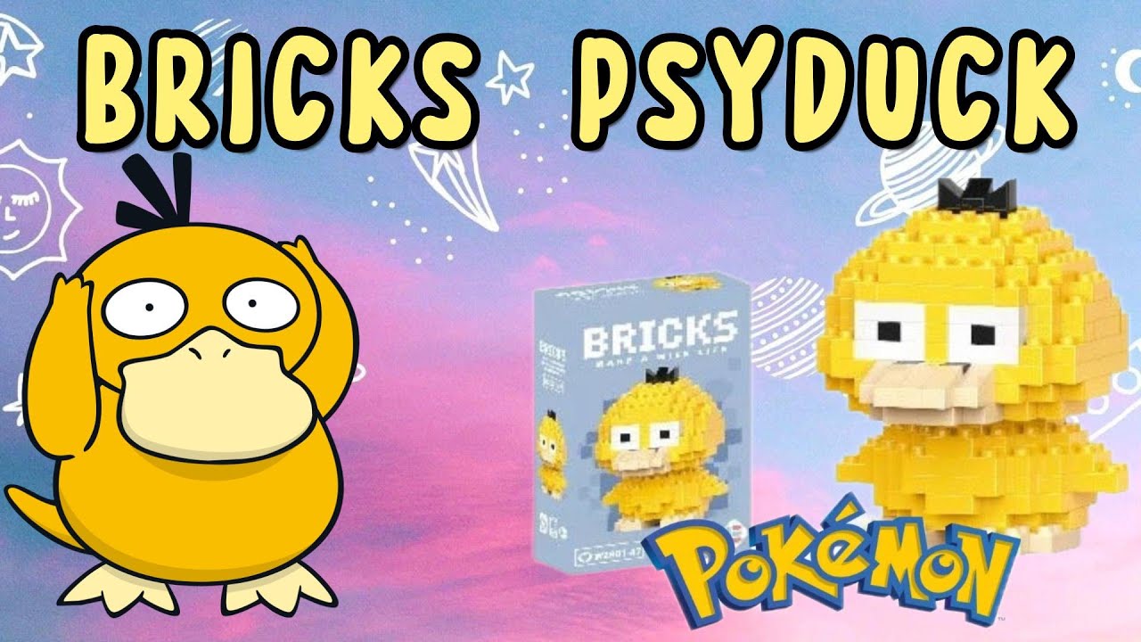 HOW TO BUILD PSYDUCK BRICKS MINI LEGO W2601-47 | Bricks Tutorial - YouTube