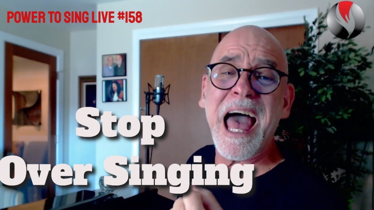 Stop Over Singing to Stop Pulling Chest Voice PTS Live #158 - YouTube