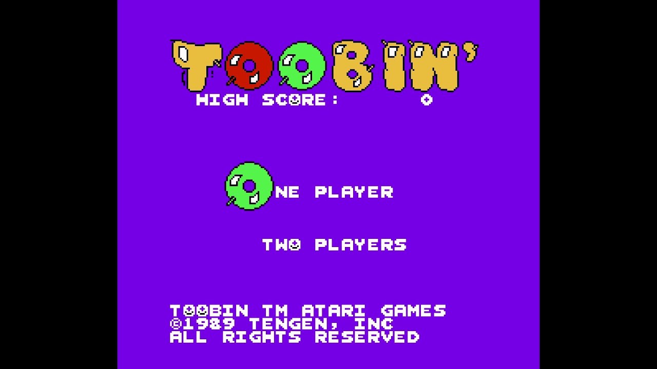 Toobin' (NES) – Écran-titre (US) – 1080p - YouTube