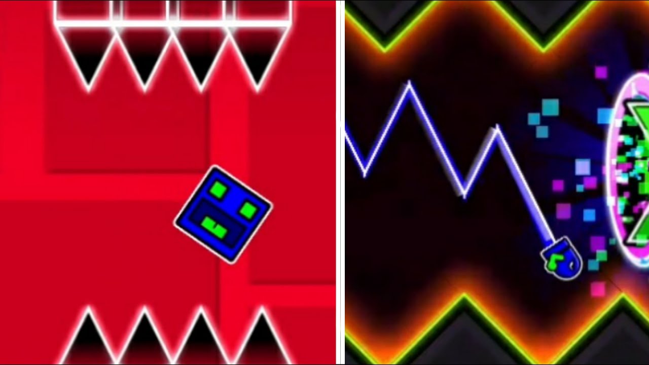 The Hardest Jump in every Geometry Dash Main Level - YouTube