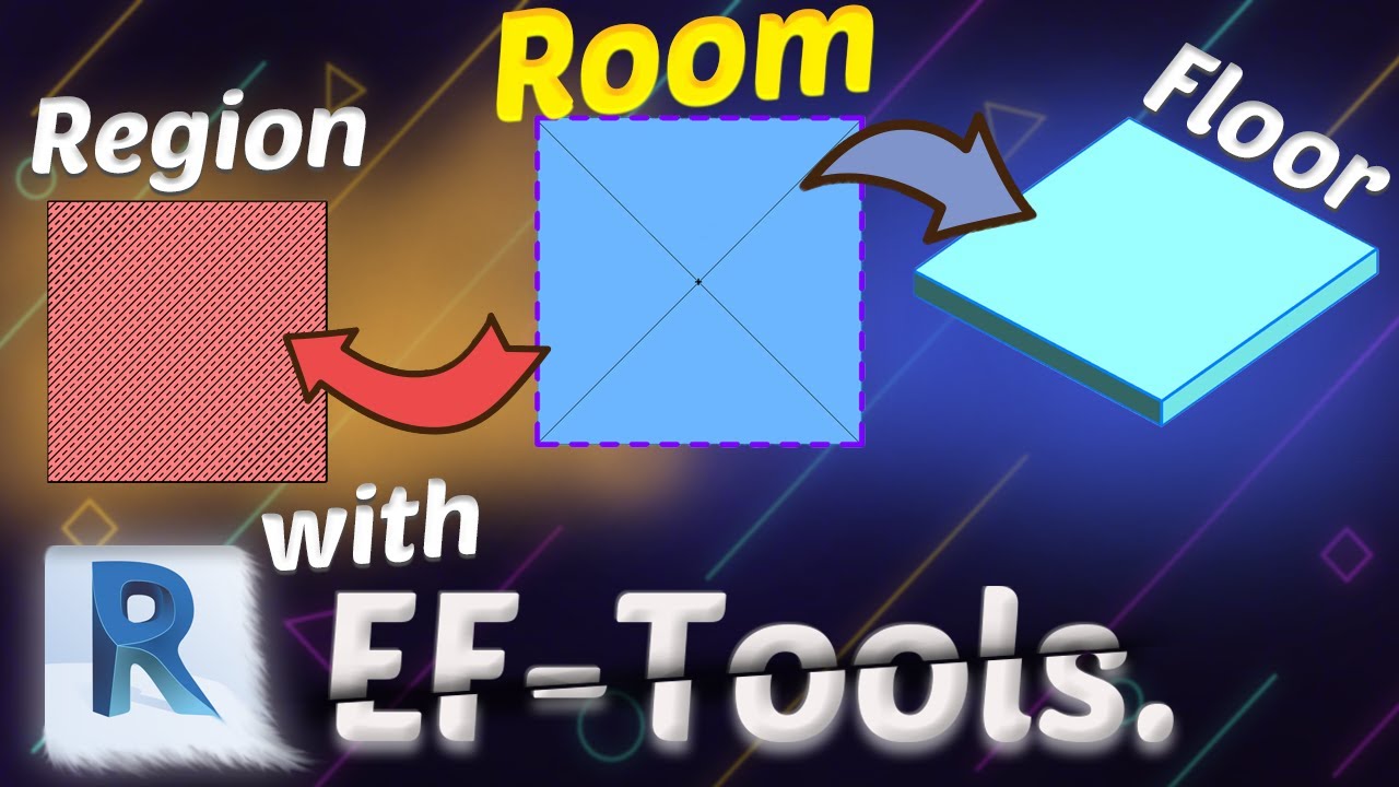 Transform Rooms into Floors and Regions in Revit with EF-Tools (Free ...
