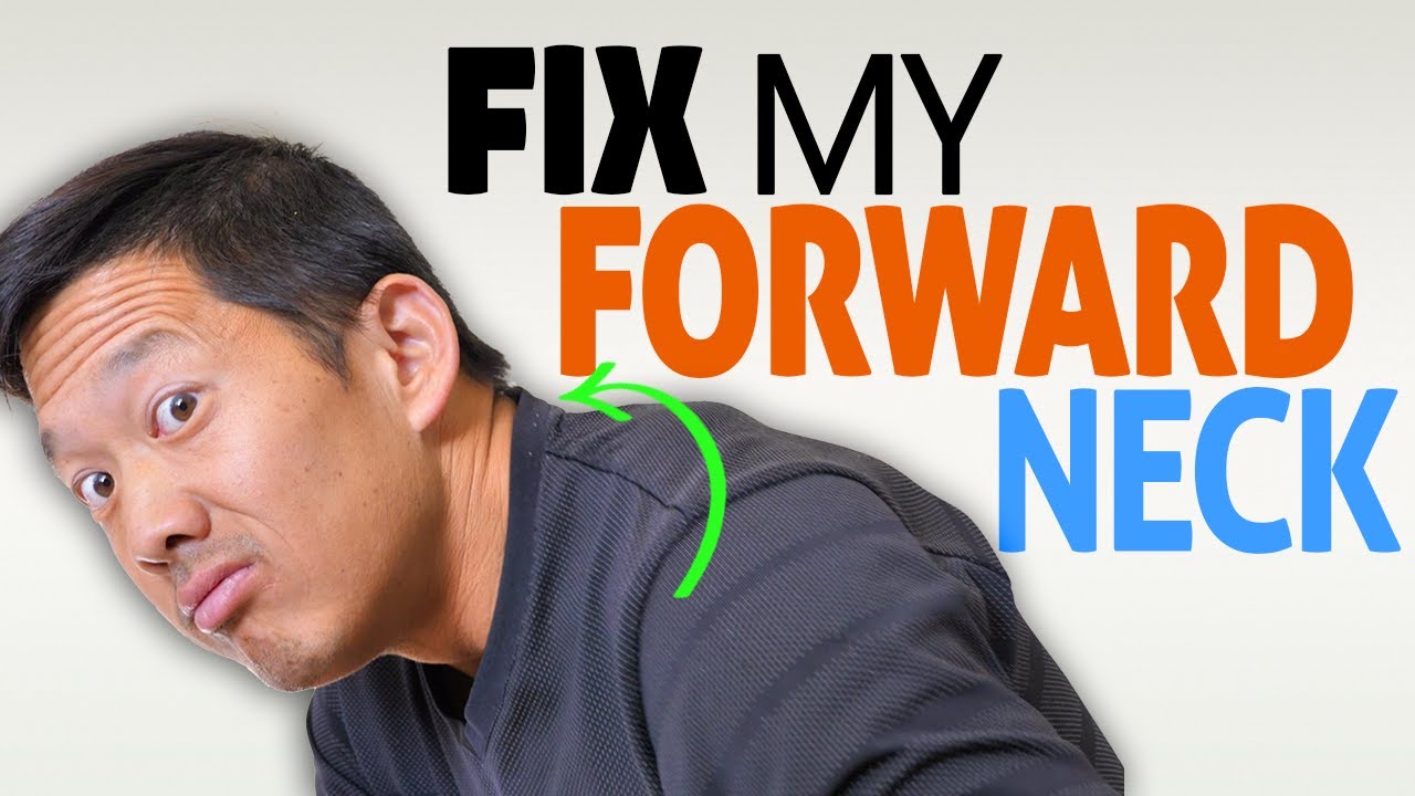 How to fix hunchback neck - QUICK + EASY forward head fix! - YouTube