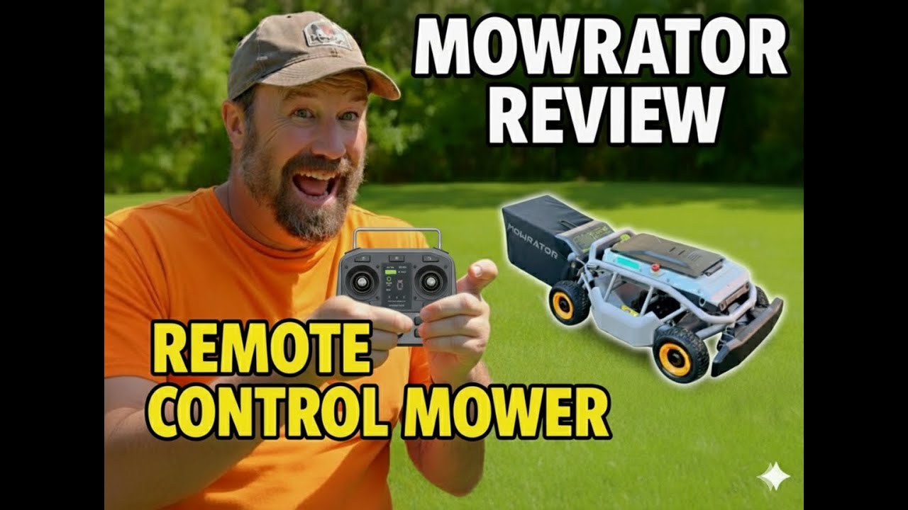 Mowrator S1 Review: Remote Control Lawn Mower! - YouTube