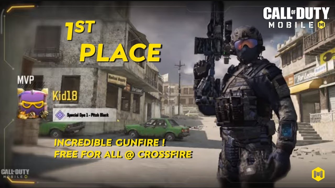 Incredible Gunfire ! COD Mobile Free for All on Crossfire - YouTube