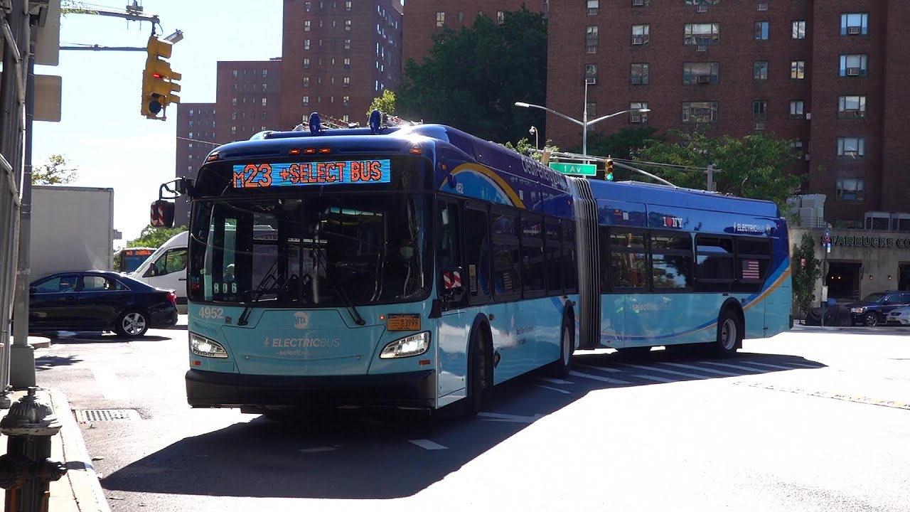 MTA New York City Bus 2019 New Flyer XE60 "Xcelsior CHARGE" Electric ...