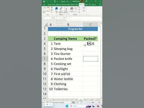 How to Create Progress Bars in Excel (Step-by-Step) - Excel Tips and Tricks - Part 1 - YouTube