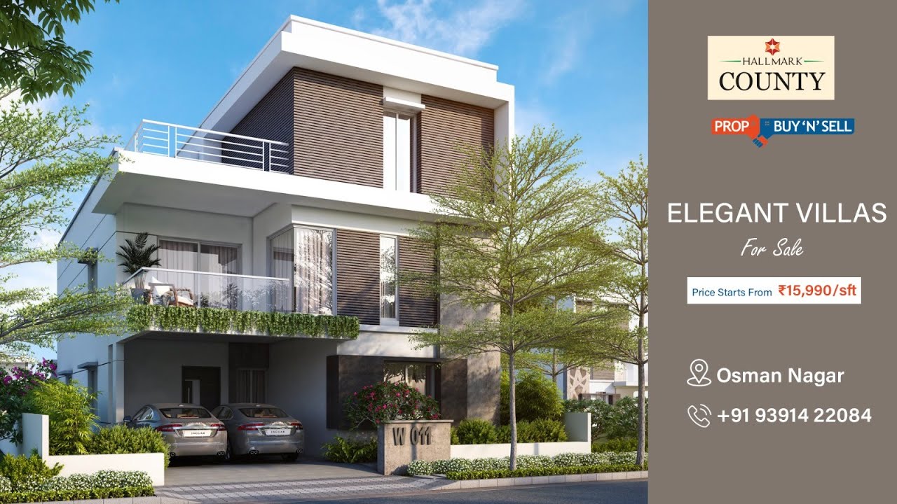 HALLMARK COUNTY: PREMIUM LUXURY VILLAS IN OSMAN NAGAR, GACHIBOWLI ...