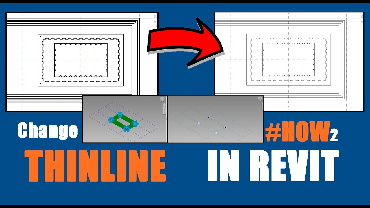 Revit: How to change the thin line the viewport. - YouTube