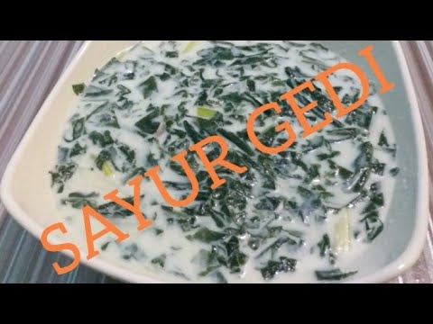 Cara memasak Sayur Gedi